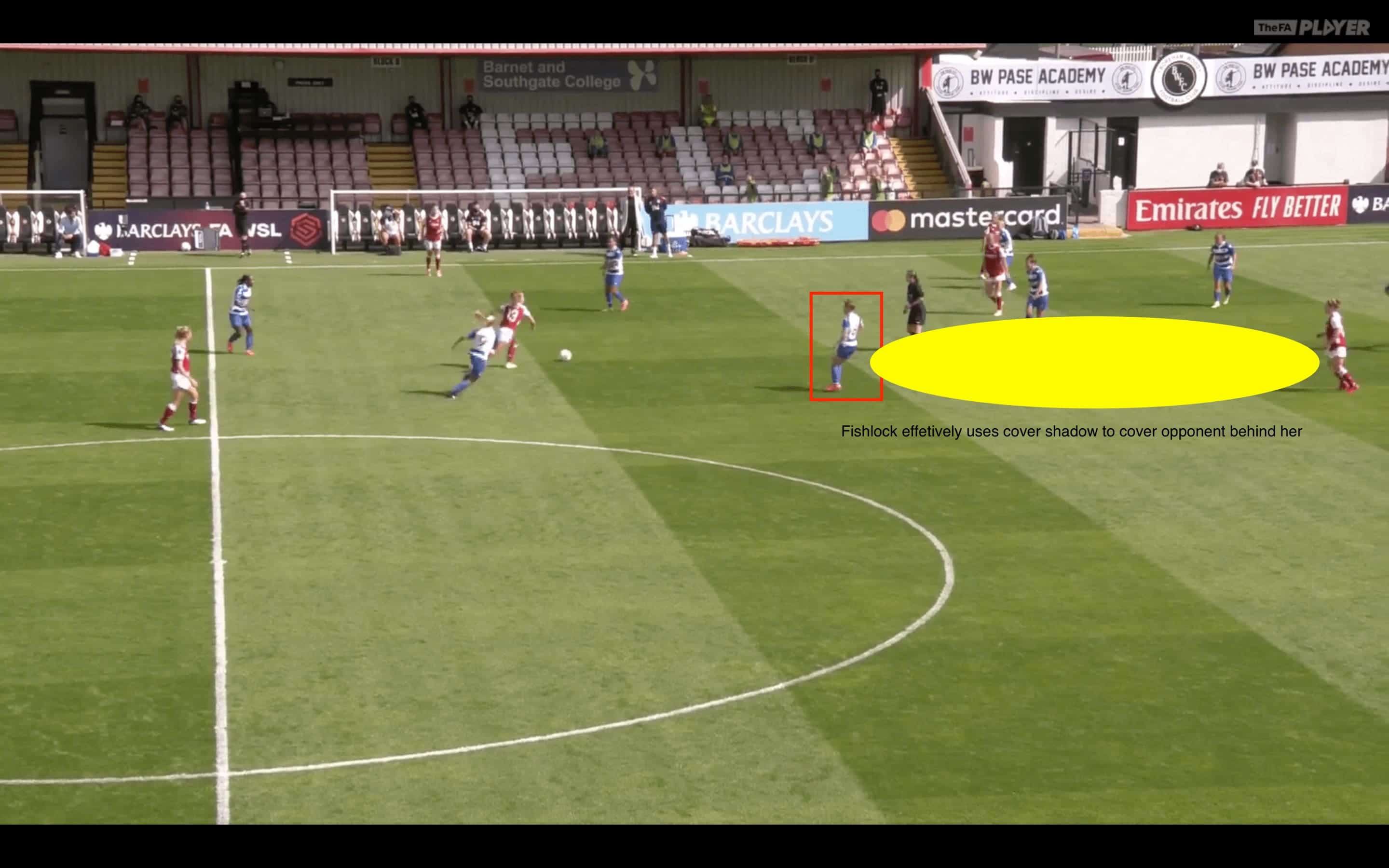 Jess Fishlock with Reading Women